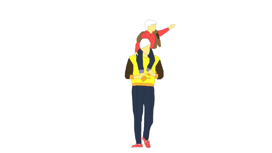 2D people Father | 3D Warehouse