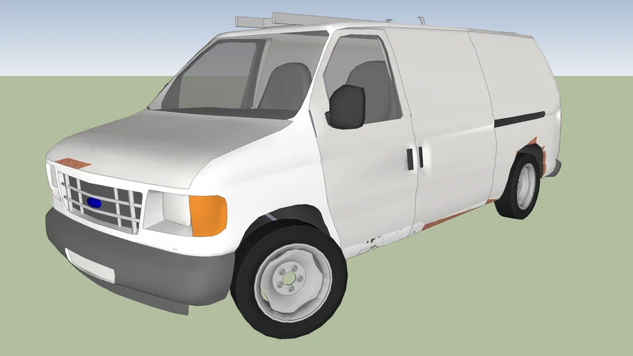 Ford econoline e350 work van | 3D Warehouse