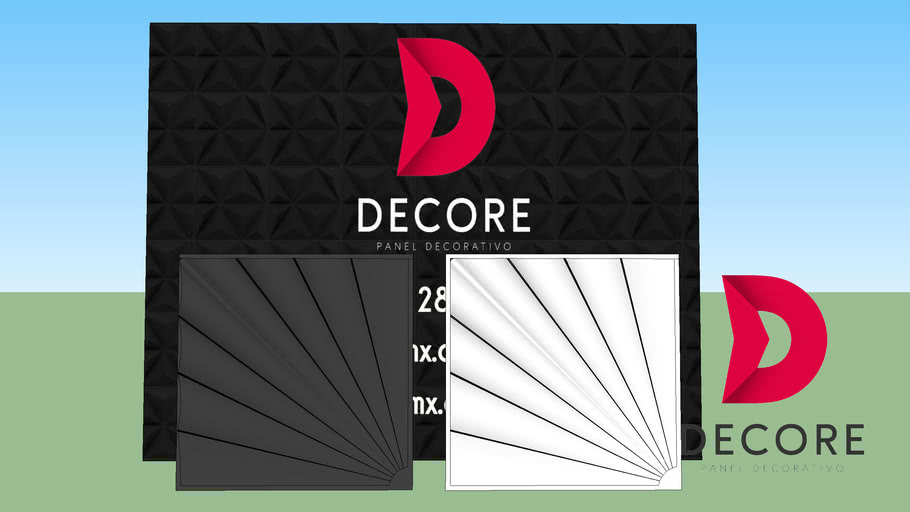 Placa 3D Abanico | 3D Warehouse