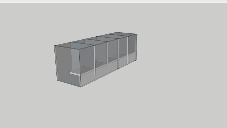 lab booth 5 mix type | 3D Warehouse