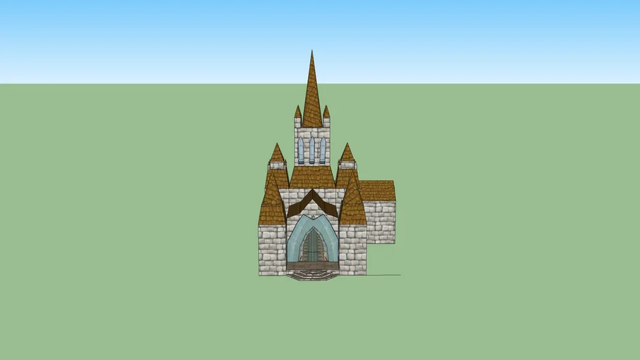 Stormwind Cathedral with open interior | 3D Warehouse