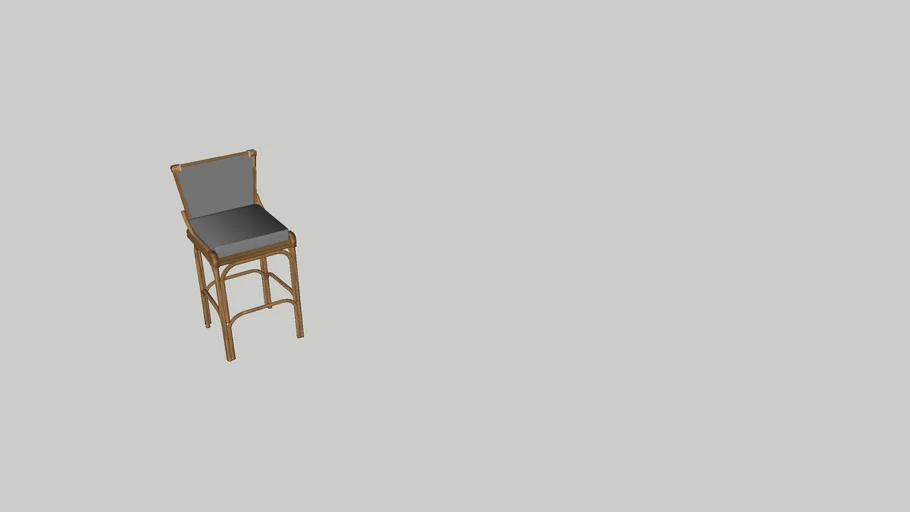 SHAFER BAMBOO STOOL | 3D Warehouse
