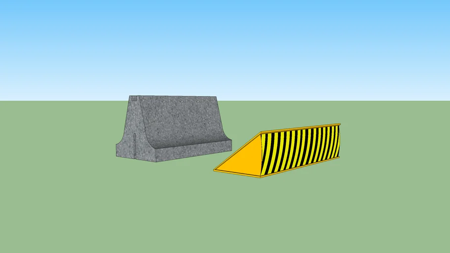 road blocker | 3D Warehouse