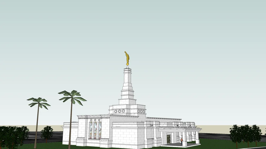 LDS Temple Asuncion Paraguay 112 Th. Operating Templo Mormon. | 3D ...