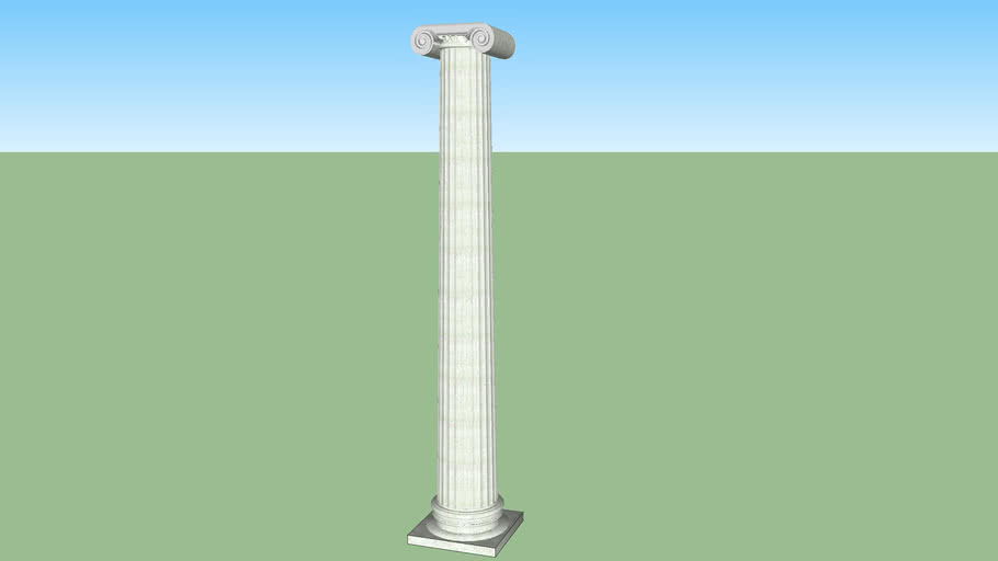 Ionian column | 3D Warehouse