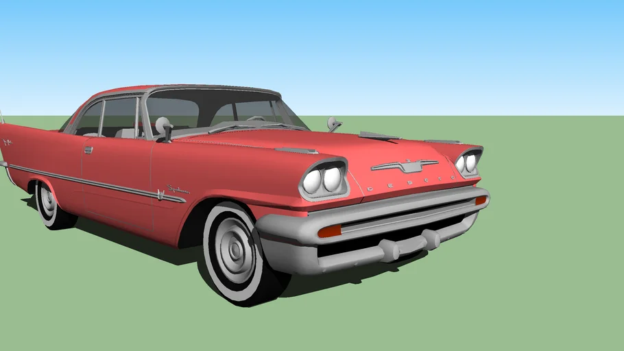 1957 DeSoto Fireflite Sportsman | 3D Warehouse