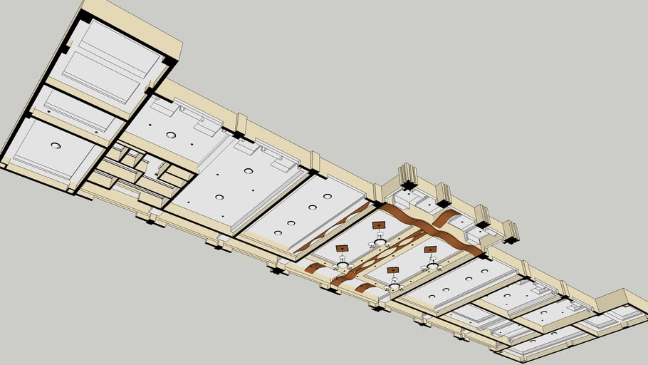 wave ceiling | 3D Warehouse
