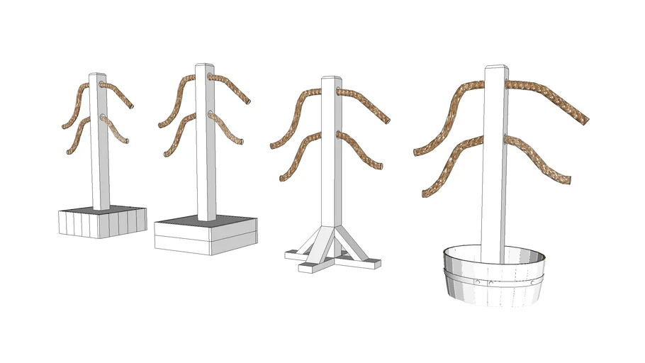 Rustic Stanchions | 3D Warehouse