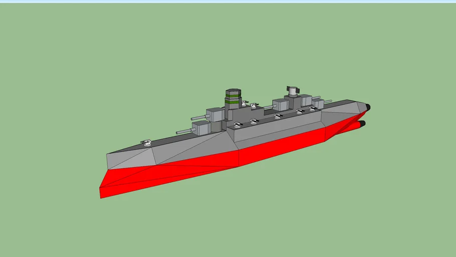 fletcher class space destroyer | 3D Warehouse