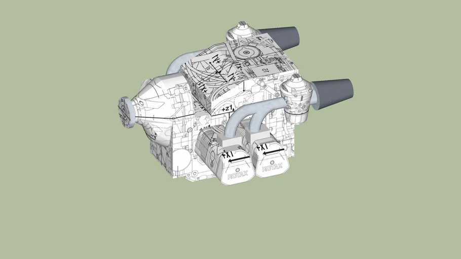 Rotax 912 | 3D Warehouse