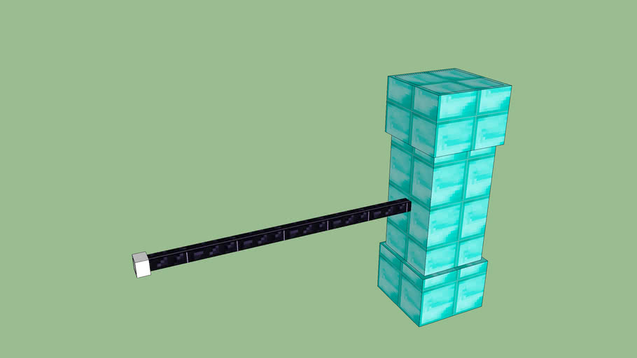 Minecraft Diamond Hammer | 3D Warehouse