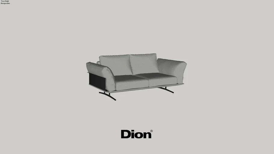 Dion SLOW S2,5 - sofa 201 | 3D Warehouse