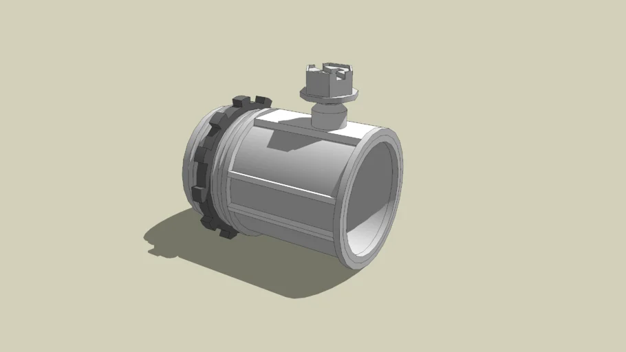 1/2' EMT Connector | 3D Warehouse