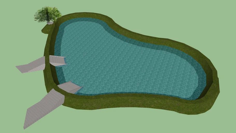 my village Lake | 3D Warehouse