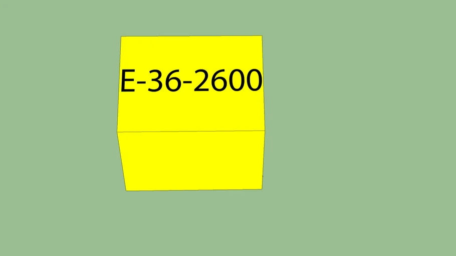 E-36-2600-basic | 3D Warehouse