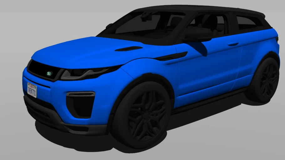 2017 Land Rover Range Rover Evoque Coupe Autobiography | 3D Warehouse