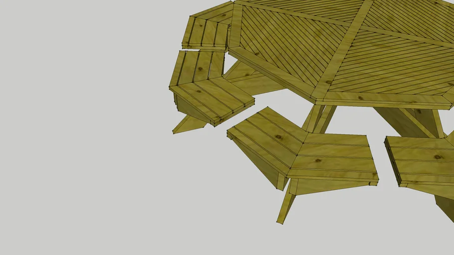 garden bench (massive) | 3D Warehouse