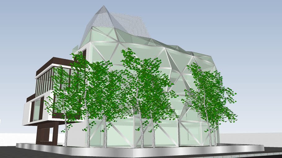 modern office building | 3D Warehouse