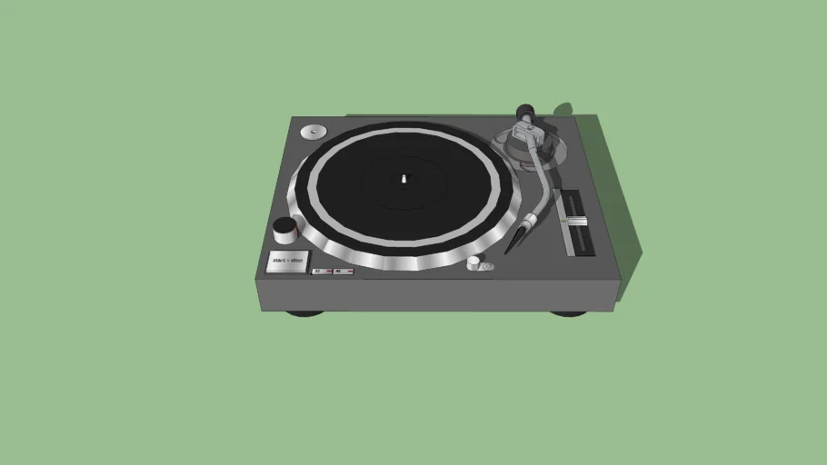 Technics SL-1210 MK2 | 3D Warehouse