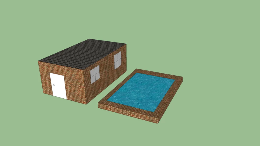 House With Pool | 3D Warehouse