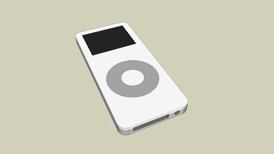 iPod Nano 1G White | 3D Warehouse