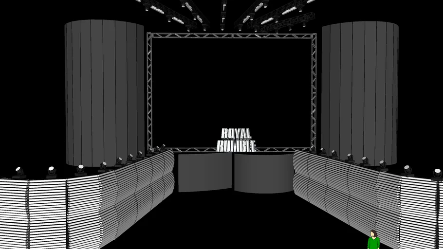 WWE Royal Rumble 2010 Stage | 3D Warehouse