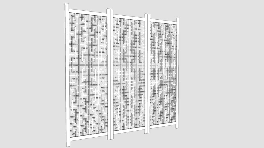 room divider screen | 3D Warehouse