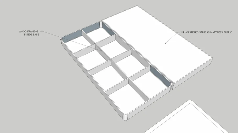 MATTRESS BASE CUSTOMIZE | 3D Warehouse