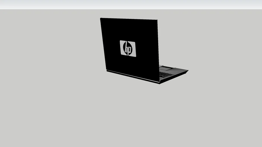 HP logo laptop | 3D Warehouse