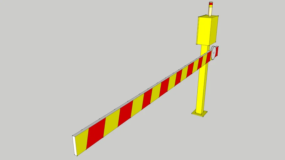 MANUAL CROSSING ARM WITH LIGHTING | 3D Warehouse