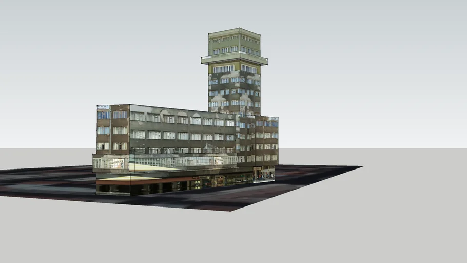 JAT-ov neboder (Vakufski neboder) | 3D Warehouse