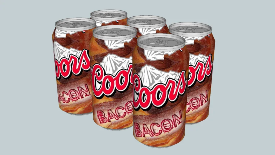 Bacon Beer! Novelty Six Pack | 3D Warehouse