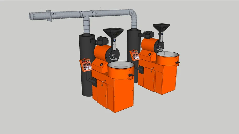 Torradeira Industrial de Café / Coffee Roaster | 3D Warehouse