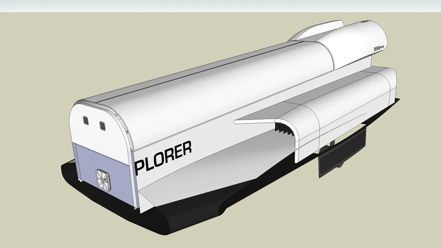 Main Fuselage - Explorer I Shuttle Concept | 3D Warehouse