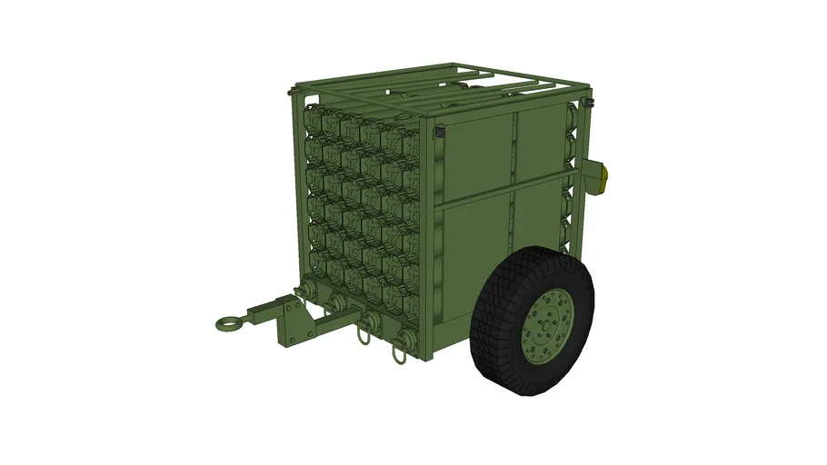 USMC Expeditionary Fire Support System Ammo Trailer | 3D Warehouse