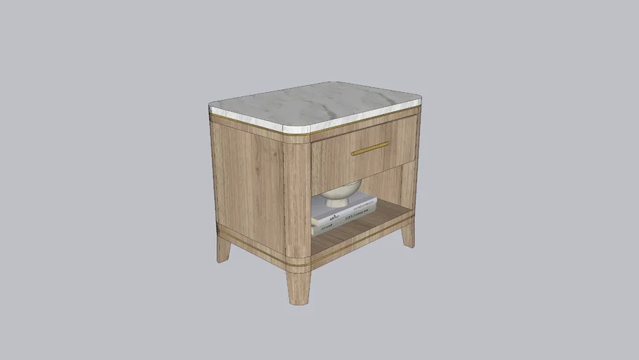 Buró_Madera y mármol | 3D Warehouse