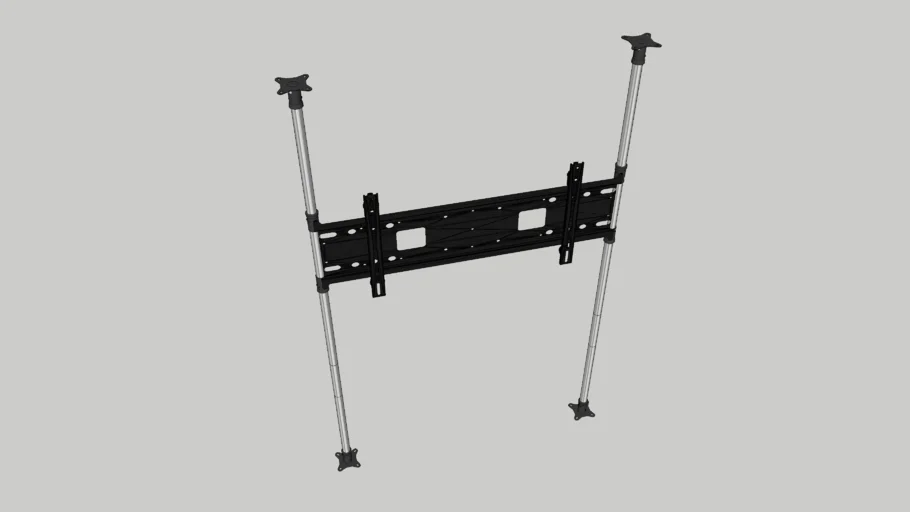 Unicol Goal Post Floor To Ceiling Bracket 98' | 3D Warehouse