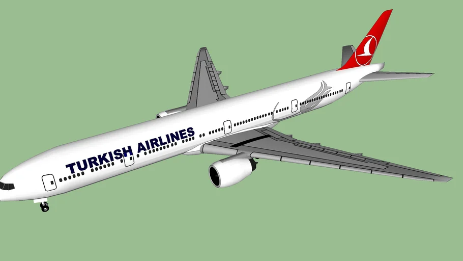 Turkish Airlines Boeing 777-300ER (UPDATE) | 3D Warehouse
