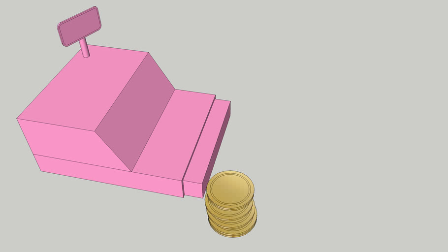 Cashier machine | 3D Warehouse