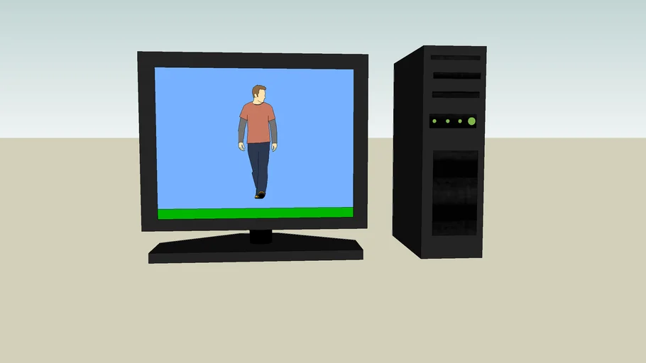 Desktop Computer | 3D Warehouse