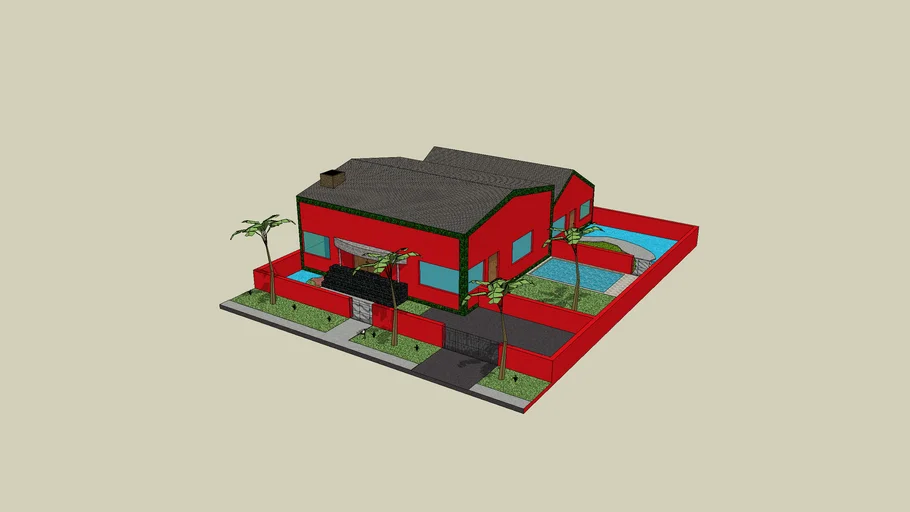 Red house | 3D Warehouse