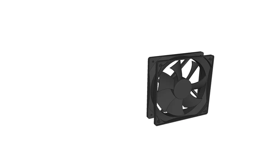 40mm fan mockup | 3D Warehouse