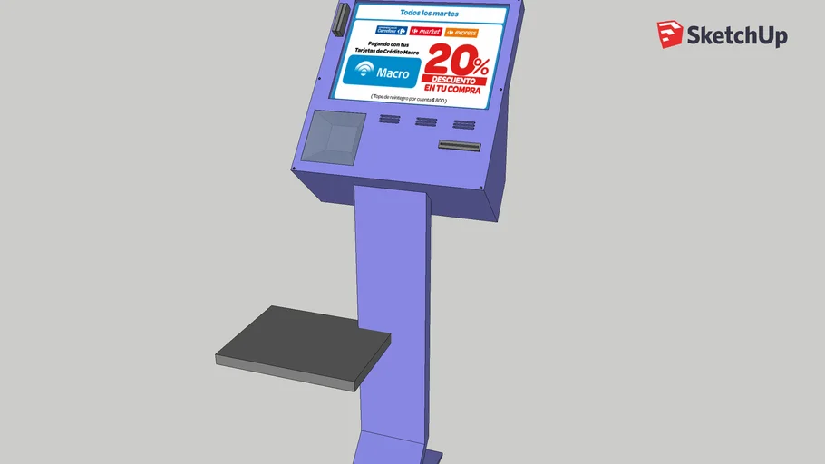 autoservicio terminal | 3D Warehouse