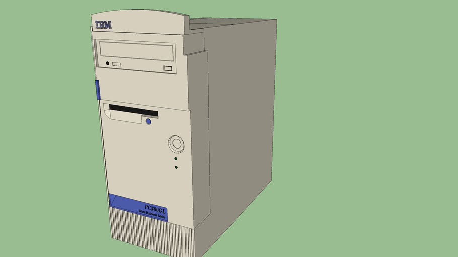 IBM PC 300GL desktop tower computer (6574) | 3D Warehouse