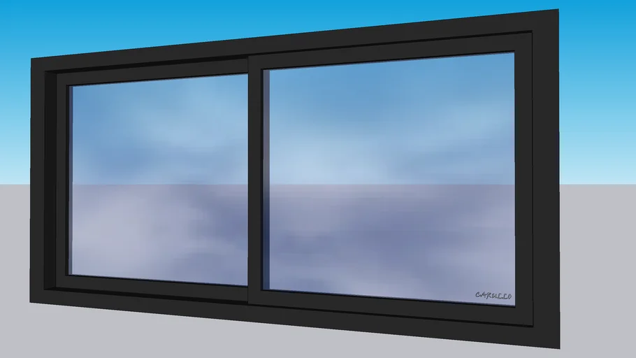 SLIDING WINDOW (adjustable) | 3D Warehouse