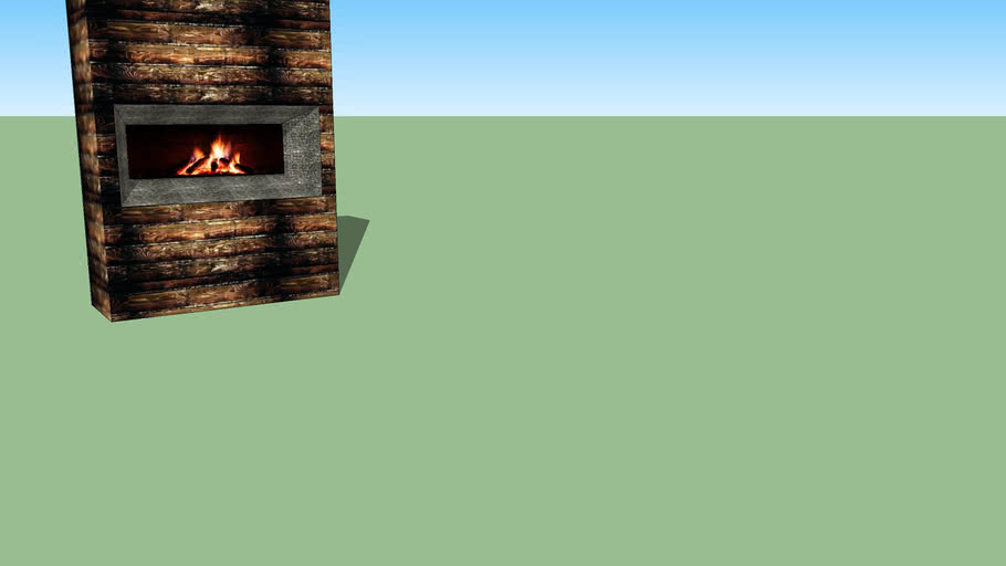 Rustic Fireplace | 3D Warehouse