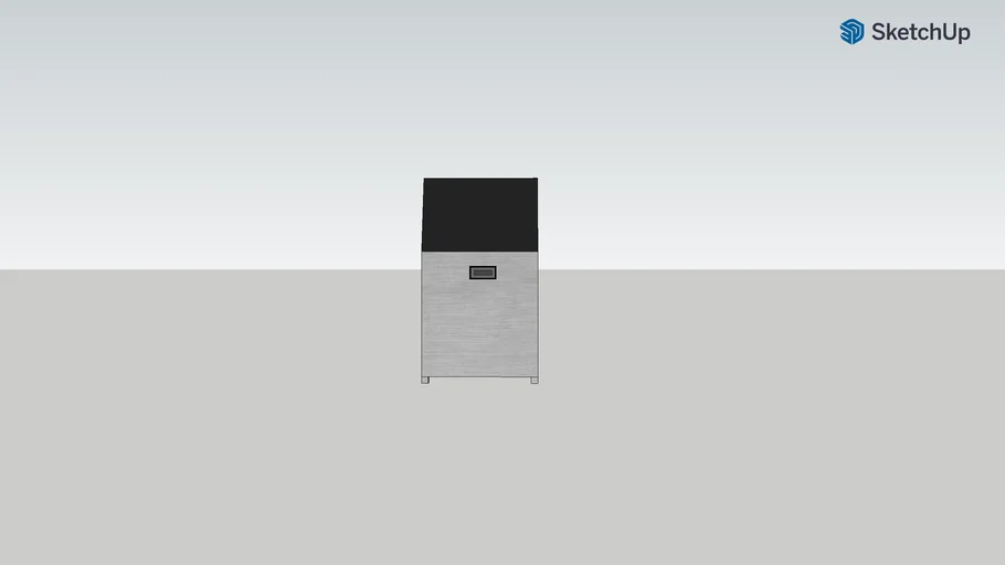 Under Counter 100lb ice | 3D Warehouse