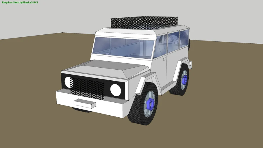 My Landrover (SketchyPhysics 3) | 3D Warehouse