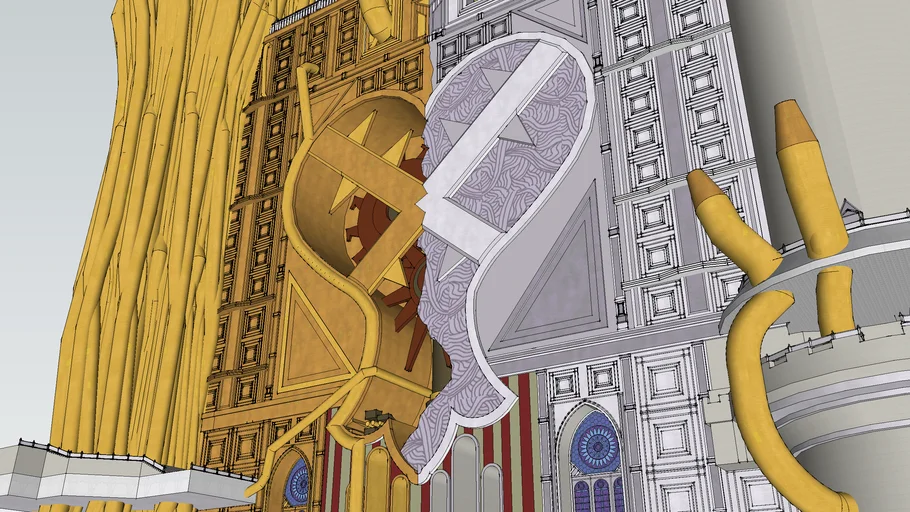 KINGDOM HEARTS -HOLLOW BASTION | 3D Warehouse