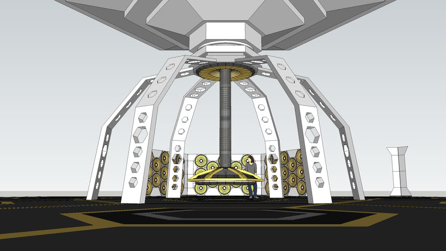 Build Your Own TARDIS Console Pack 1 - Gold | 3D Warehouse